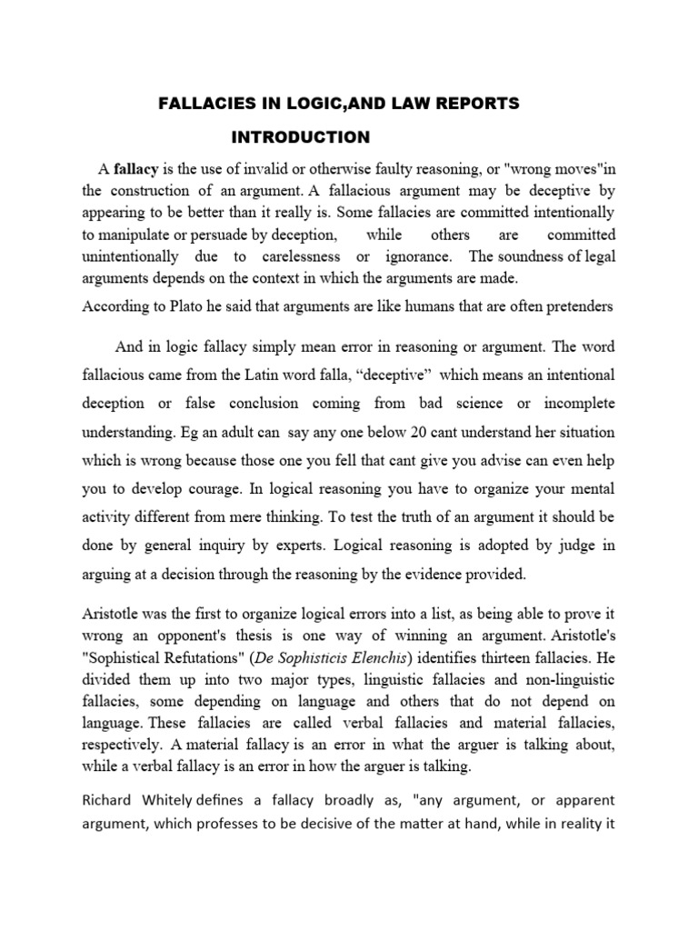 Gsp 207 Presentation | PDF | Fallacy | Argument