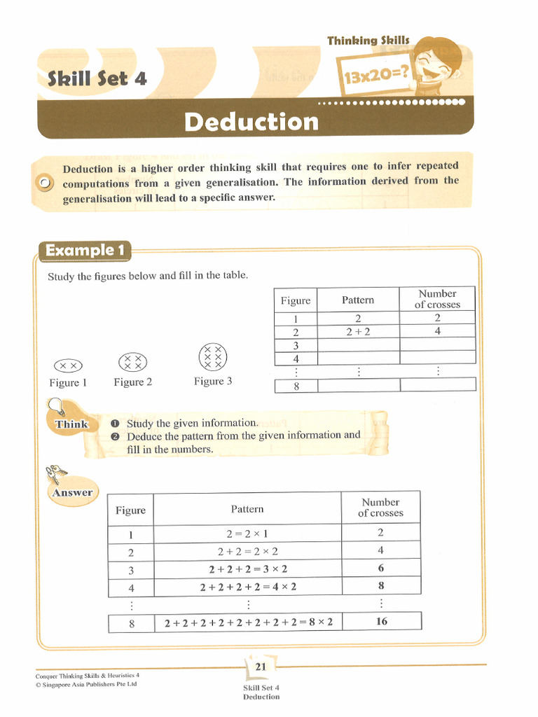 Skill Set - 4 (Deduction) | PDF