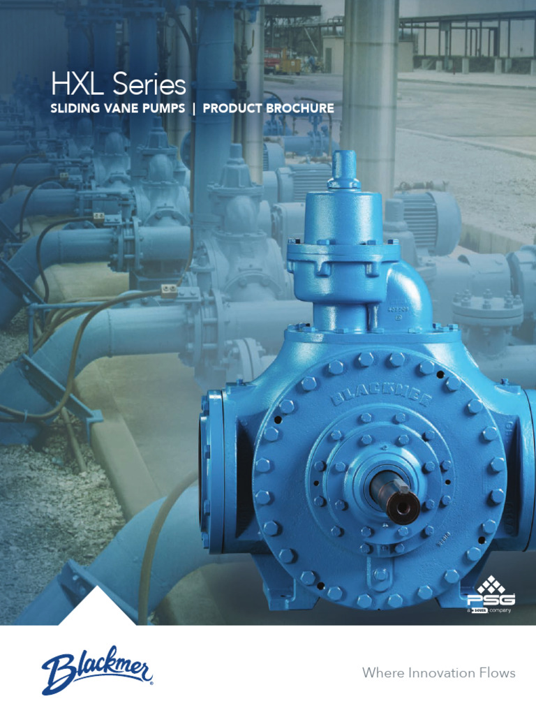 Blackmer HXL Rotary Vane Pump | PDF | Pump | Viscosity