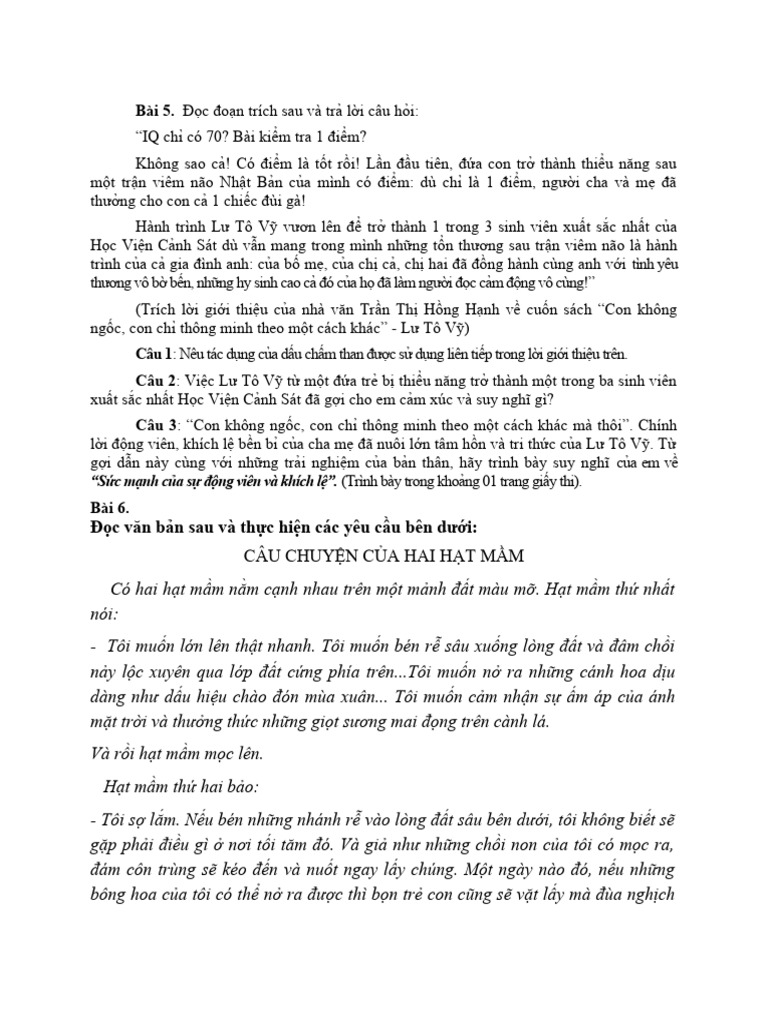 Bài 5 đến 14 NLXH | PDF