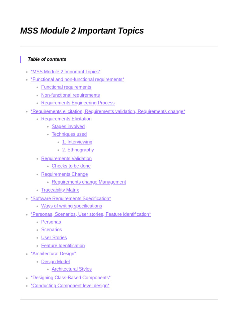 MSS Module 2 Important Topics | PDF | Class (Computer Programming) | Computing