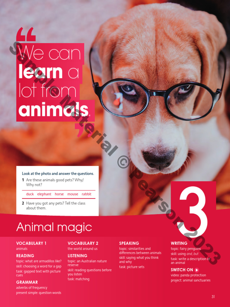 Gold Experience A1 U3 - Student's Book | PDF | Penguin | Zoology