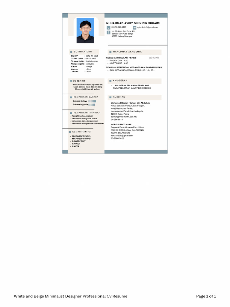 Assignment Resume | PDF