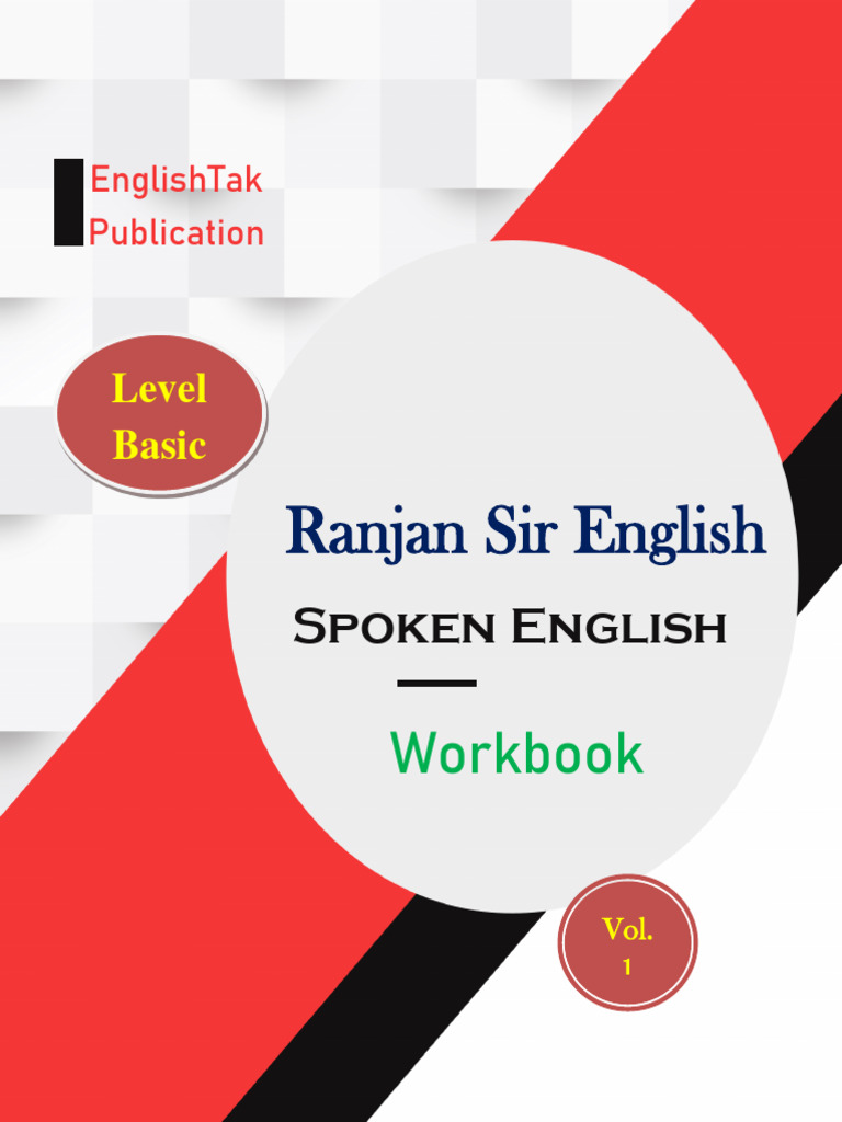 Spoken English Basic Workbook - Vol-1 | PDF