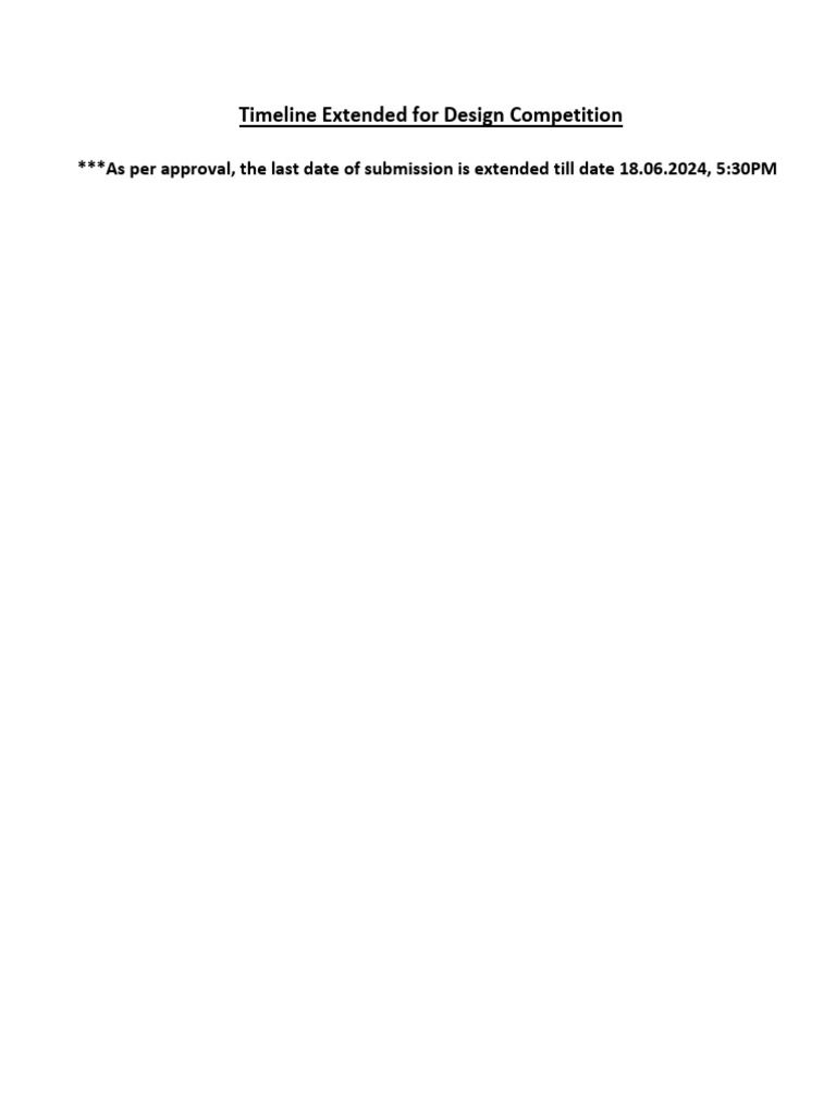 Timeline Extended Design Competition | PDF