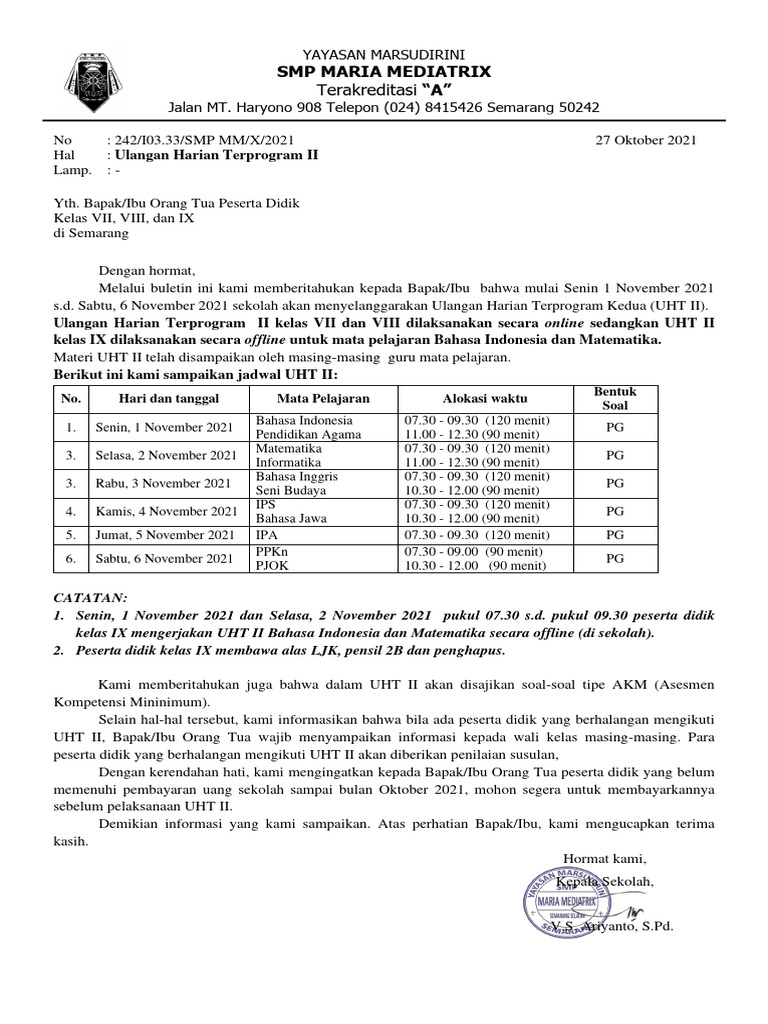 Buletin Uht II | PDF