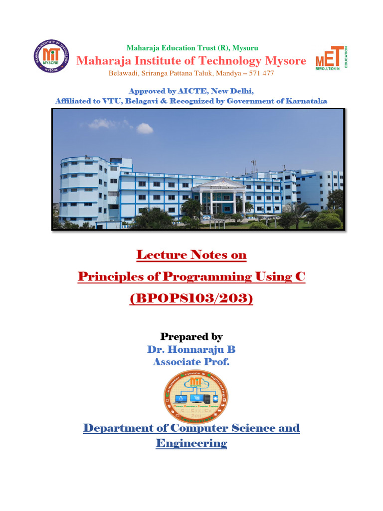 BPOPS103-C Notes - DR Honnaraju B | PDF | Image Scanner | Computer Data ...