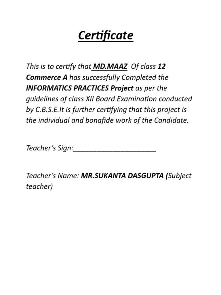 Document (15) BST Certificate | PDF