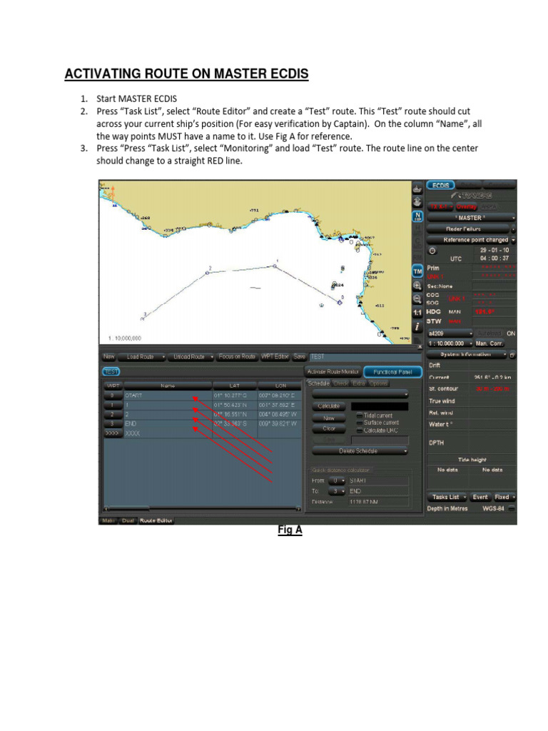 Activating Ecdis Route On Radar | PDF | Computers | Technology ...