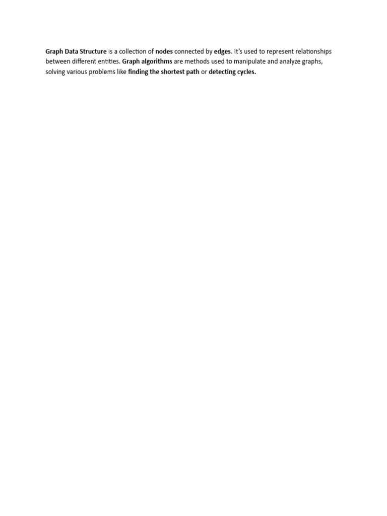 Graph Data Structure | PDF Graph Data Structure | PDF