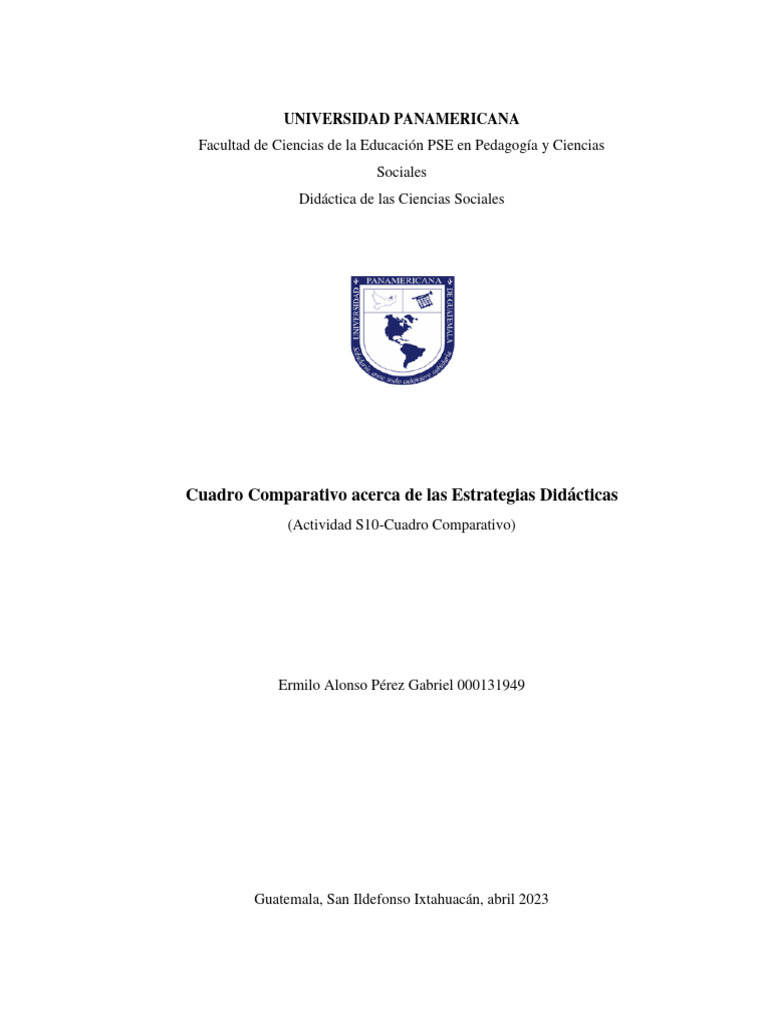Estrategias Didácticas en Ciencias Sociales | PDF | Aprendizaje ...