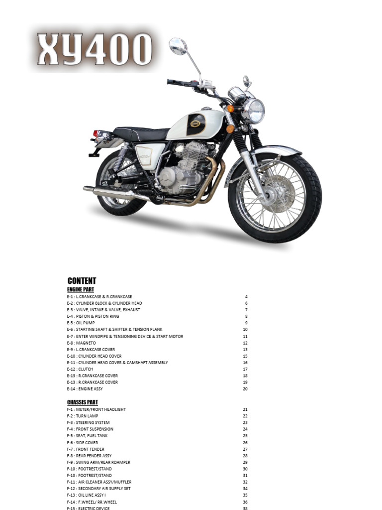 XY400 | PDF | Screw | Axle