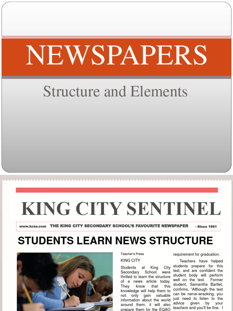 OSSLT News Report Workshop | PDF | News | Human Communication