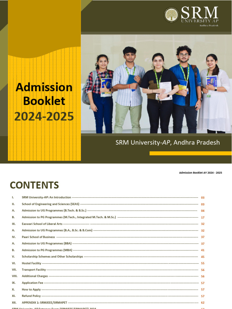 Admission Booklet AY 2024 2025 - Final | PDF | University And College ...