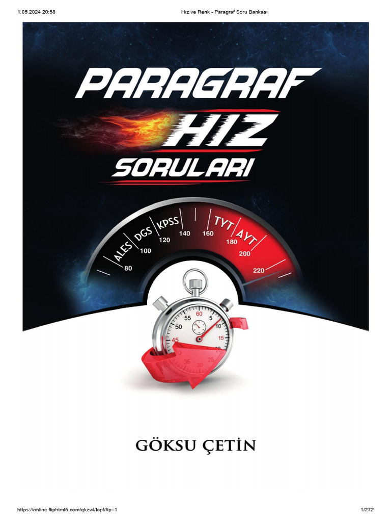 Hız Ve Renk - Paragraf Soru Bankası | PDF