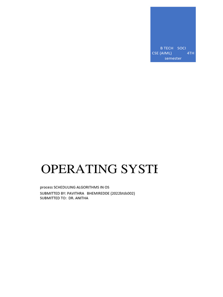 Os Assignment | PDF | Scheduling (Computing) | Process (Computing) Os Assignment | PDF | Scheduling (Computing) | Process (Computing)