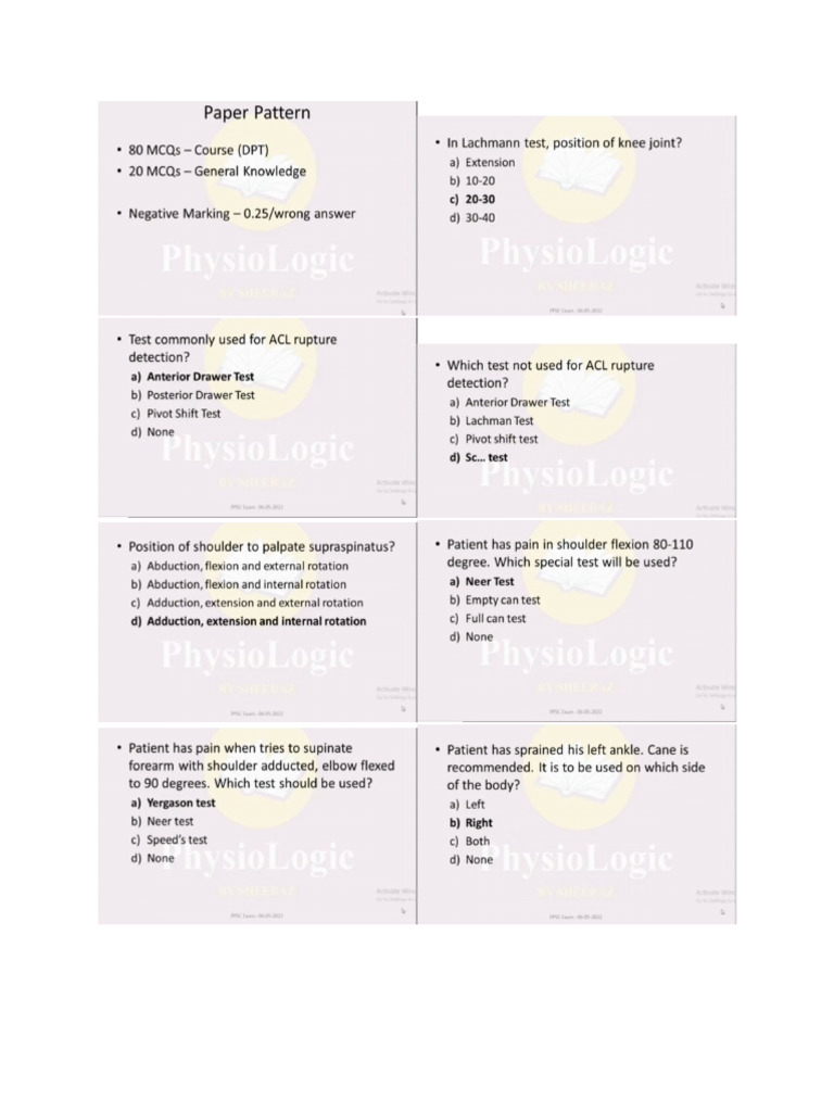 PPSC Past Paper | PDF