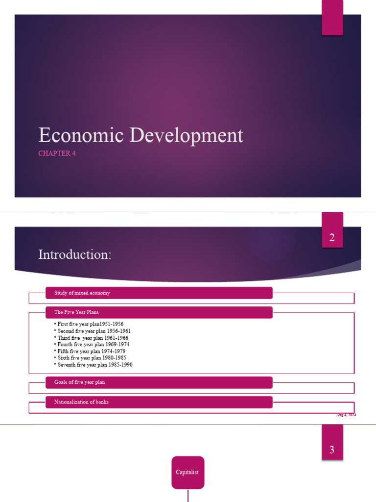CH 4 Economic Development | PDF | Capitalism | World Trade Organization