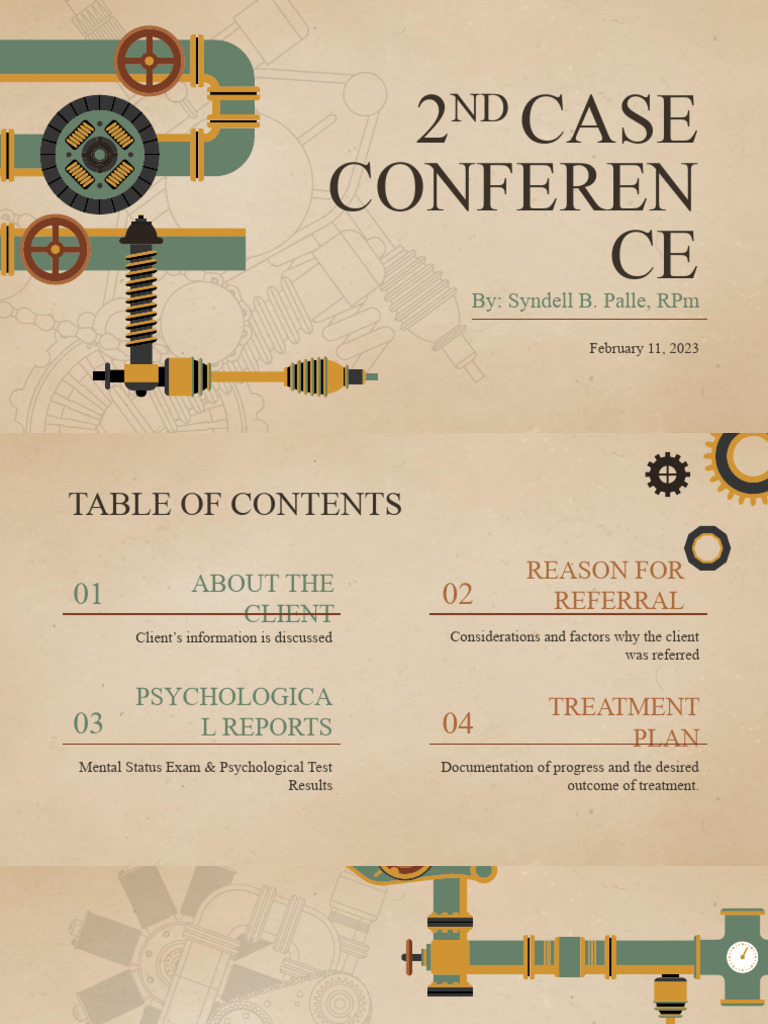 SP-03 Case Conference Report | PDF | Abnormal Psychology | Social ...