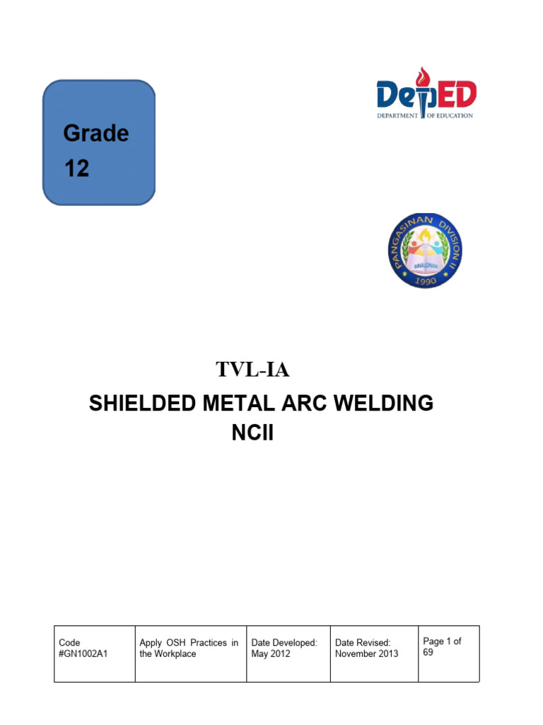 Apply - OSH - Practices - in - The - Workplace - Level-01 Smaw 12 | PDF ...