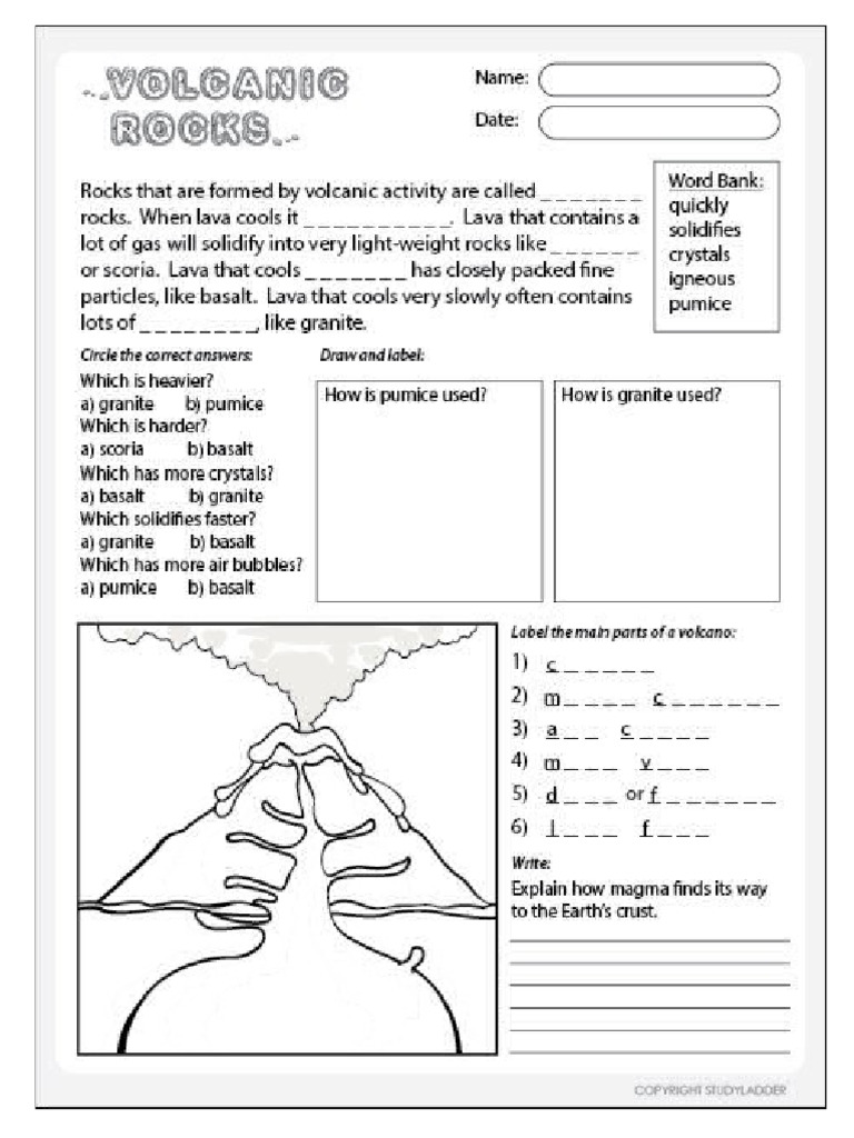 Volcano Act Sheet | PDF