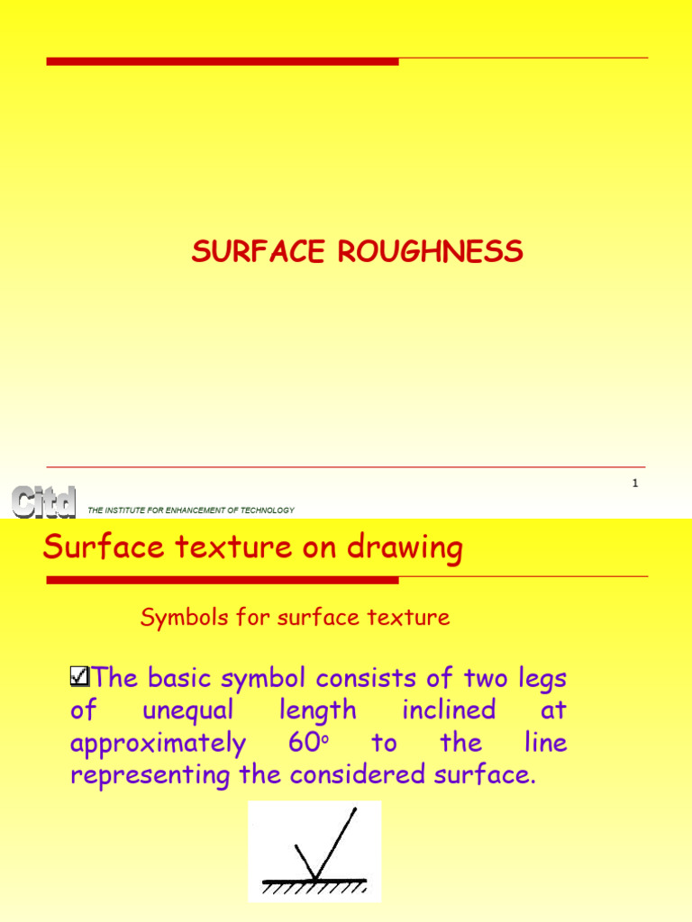 3 Surface Roughness | PDF | Machining | Grinding (Abrasive Cutting)