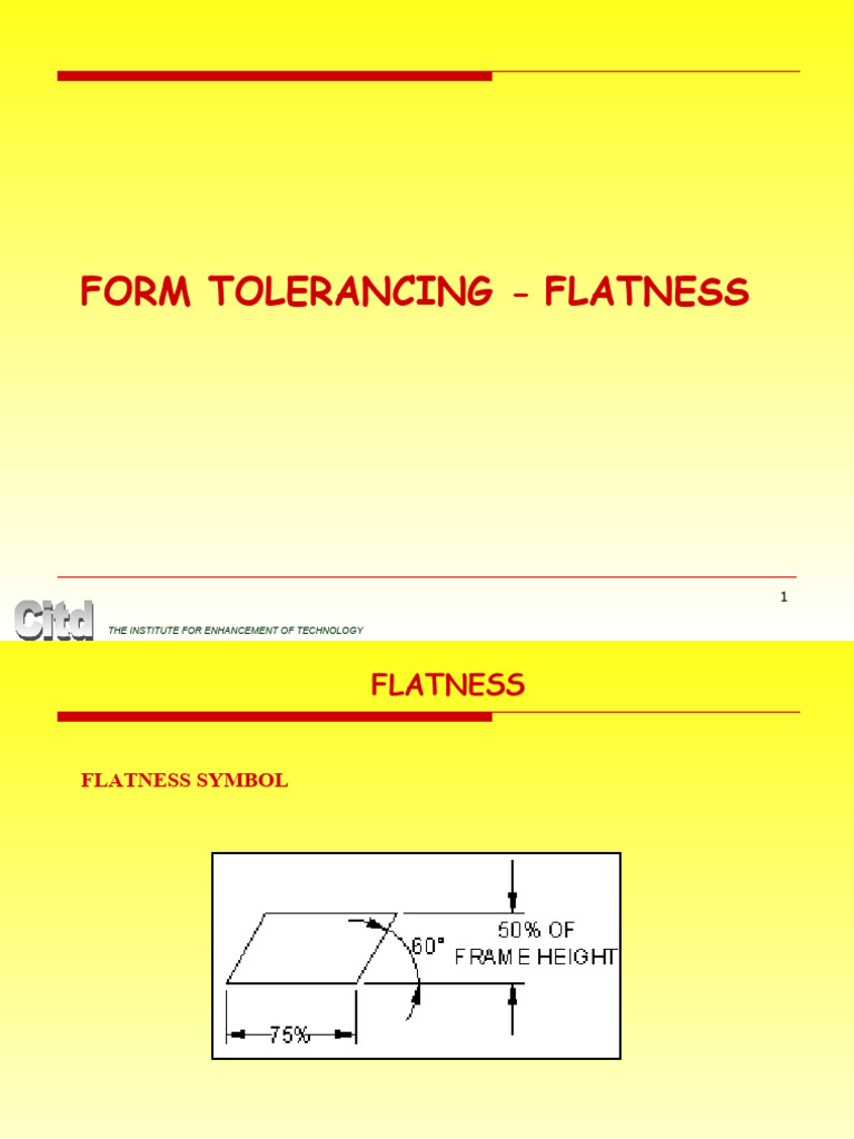9 Flatness | PDF | Engineering Tolerance | Basis (Linear Algebra)