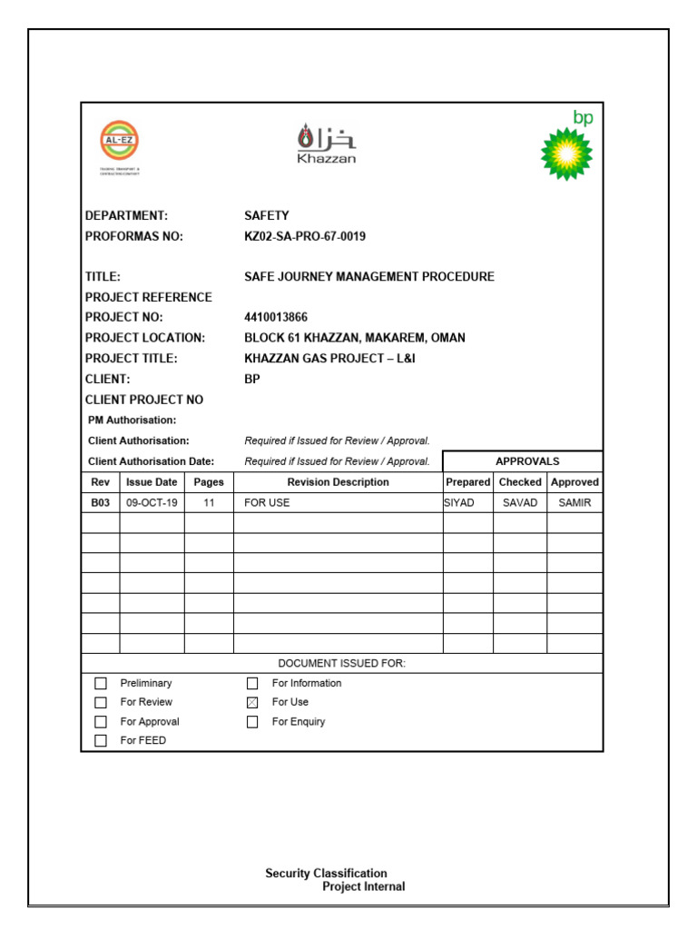 Safe Journey Management Guide | PDF | Driver's License | Traffic Collision