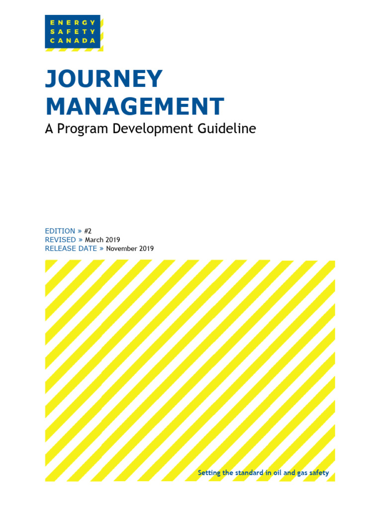 Journey Management Program Development | PDF | Occupational Safety And ...