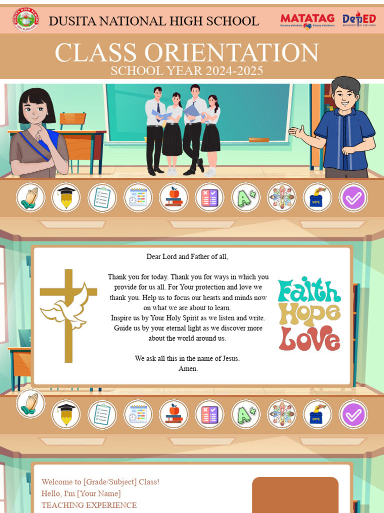 CLASS ORIENTATION PRESENTATION | PDF