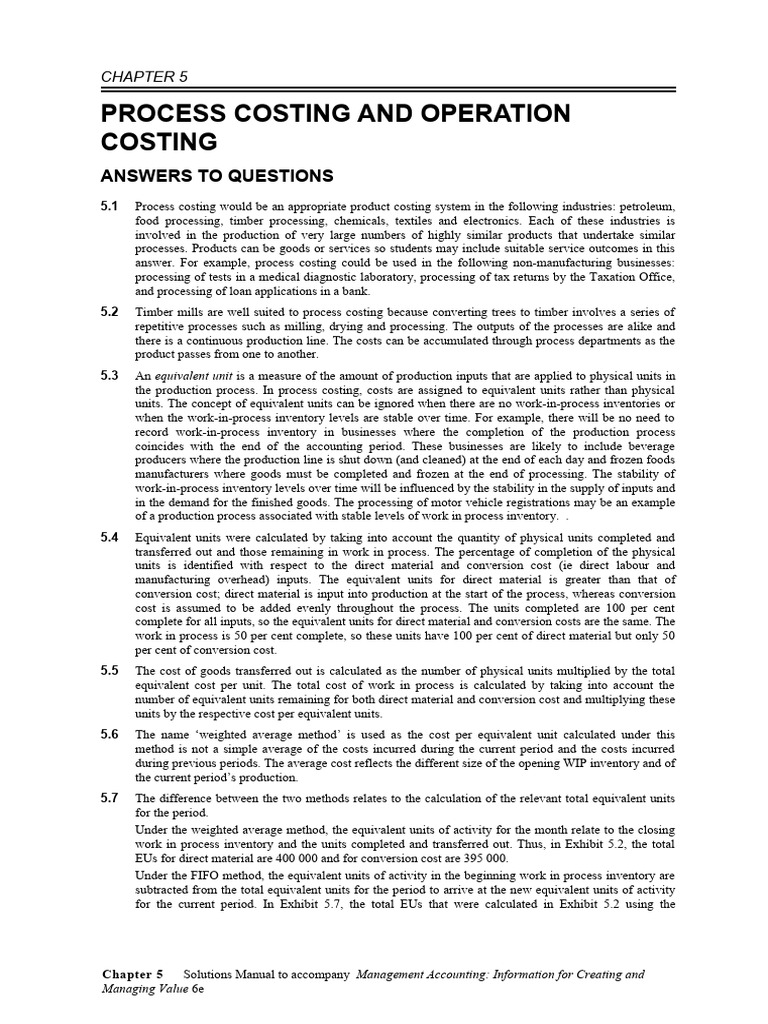 Langfieldsmith 6e SM ch05 | PDF | Inventory | Economies