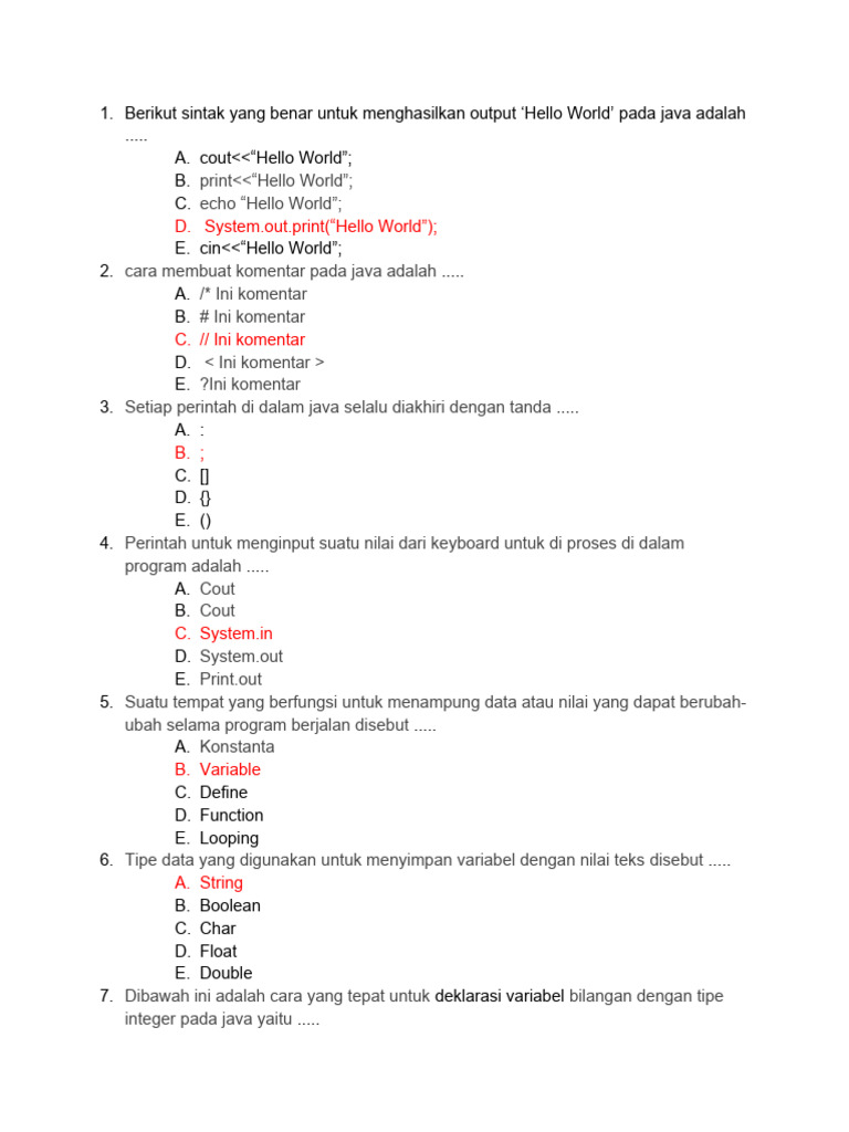 Soal PTS Produktif RPL Semester 2 2023-2024 - B | PDF