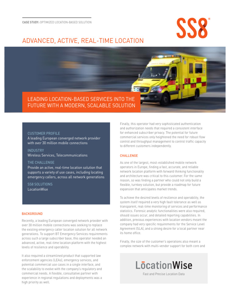 Optimized Location-Based Solution | PDF | Computer Network | Location Based Service