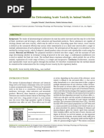 Acute Dermal Toxicity Oecd 402 | PDF | Toxicity | Environmental Science