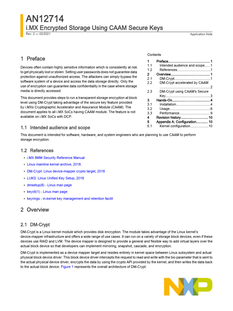 AN12714 | PDF | Encryption | Computer Architecture