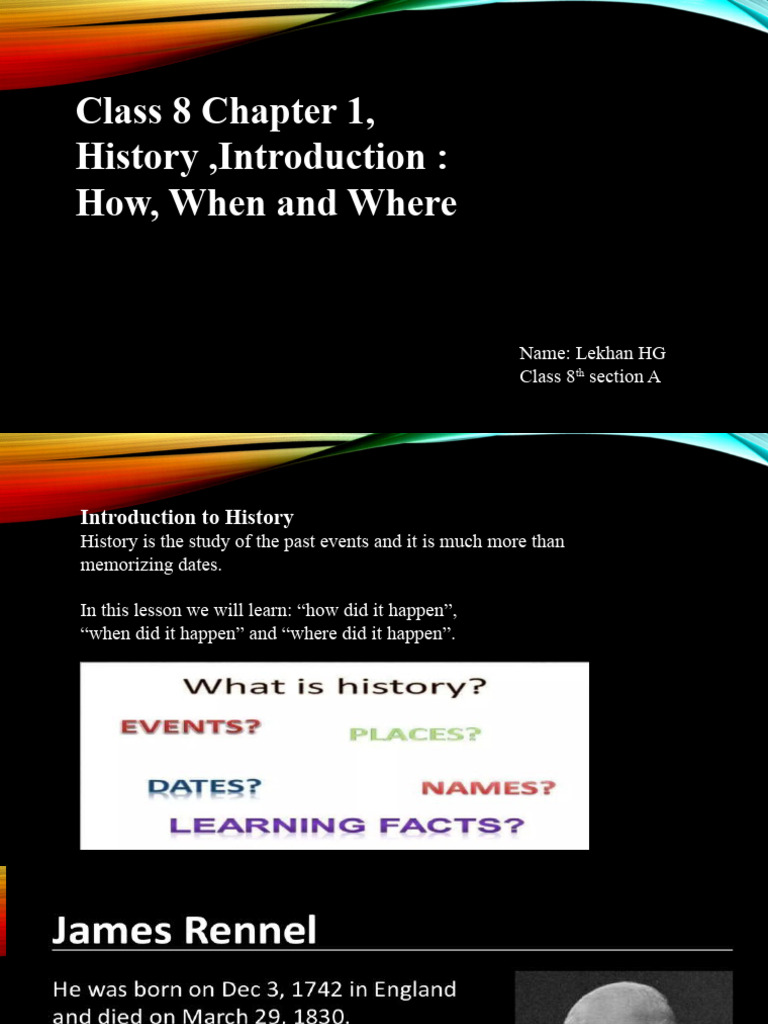 Gr.8.Ch. 1 How, When and Where | PDF