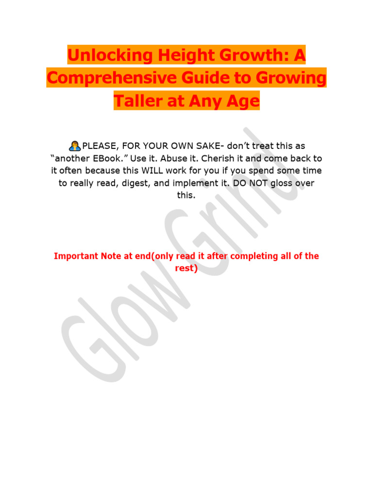 Wolf Method | PDF | Bone | Growth Hormone