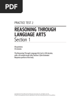 GED RLA Extended Response Format | PDF