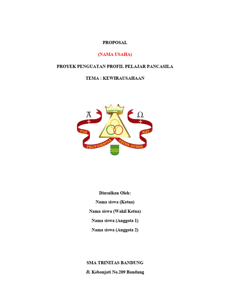 Template Proposal Bisnis | PDF | Karier & Perkembangan | Bisnis