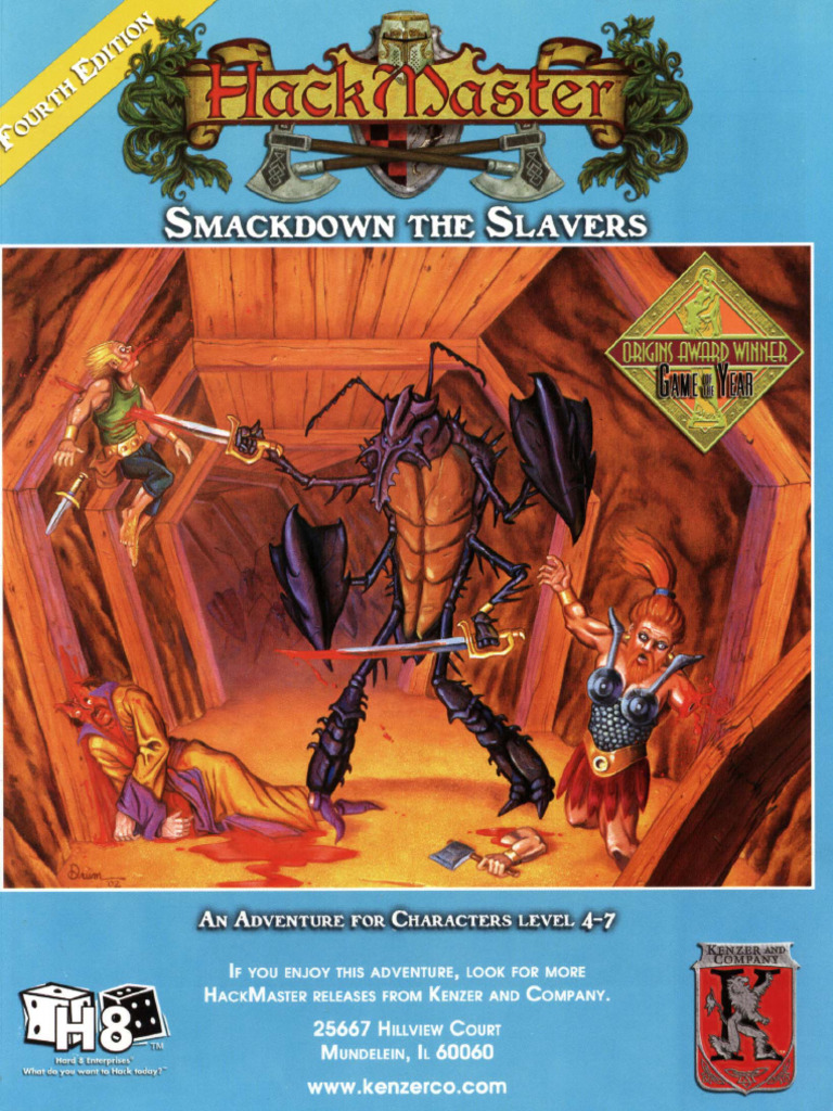 Hackmaster Smackdown The Slavers | PDF