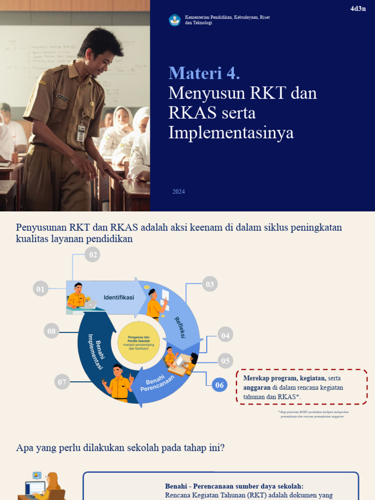 Materi 4 - Menyusun RKT Dan RKAS Serta Implementasinya | PDF