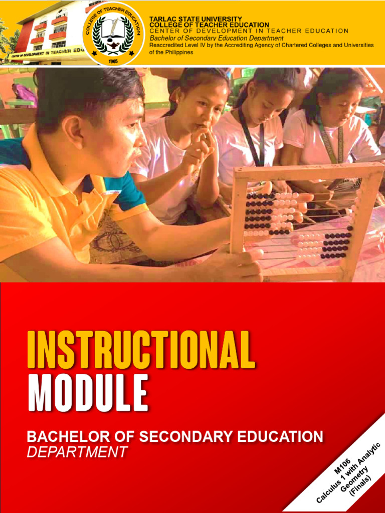 Calculus 1 With Analytic Geometry Module Finals Pdf Ellipse Algebraic Geometry