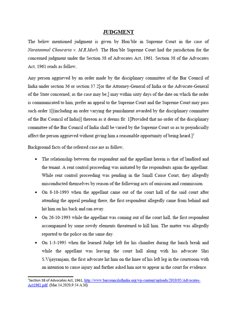 JUDGMENT - P.E Case Analysis | PDF | Supreme Court Of The United States ...