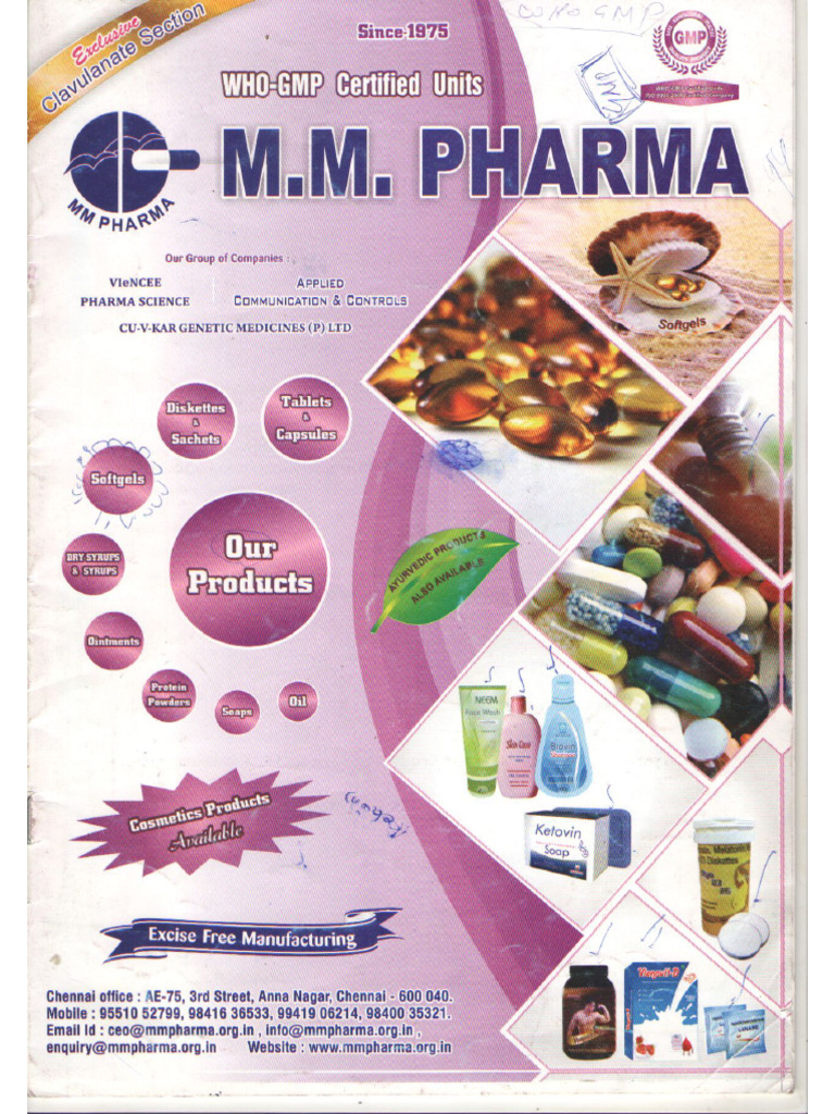 MM Pharma Profile | PDF
