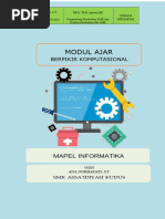 Modul 1 - SMA - Mata Pelajaran Koding Dan Kecerdasan Artifisial Pada Kurikulum Nasional | PDF