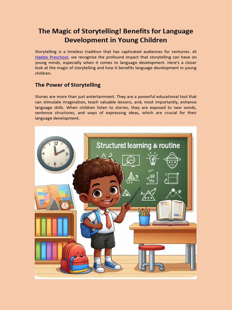 Storytelling's Impact on Child Language Skills | PDF | Storytelling ...