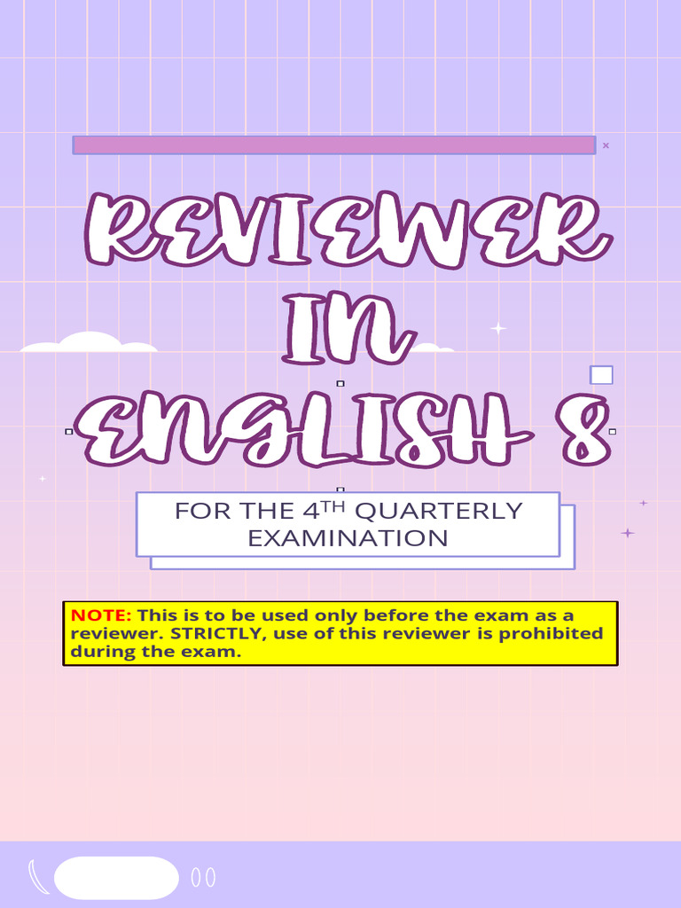 English 8 Quarter 4 Exam Reviewer | PDF | Information | Primary Sources