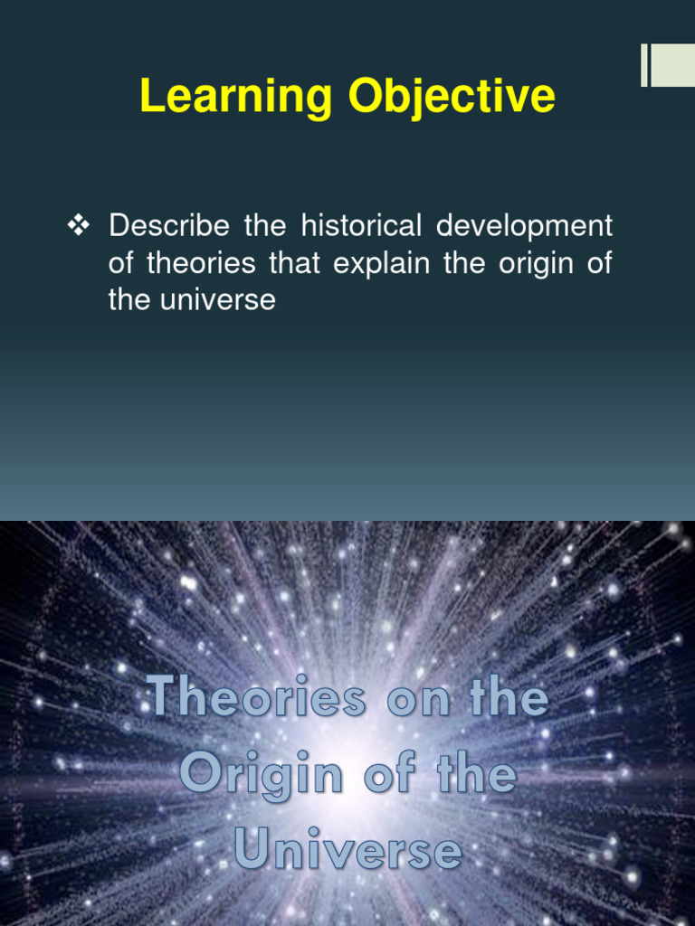 Theories of Universe Origin Explained | PDF | Universe | Big Bang