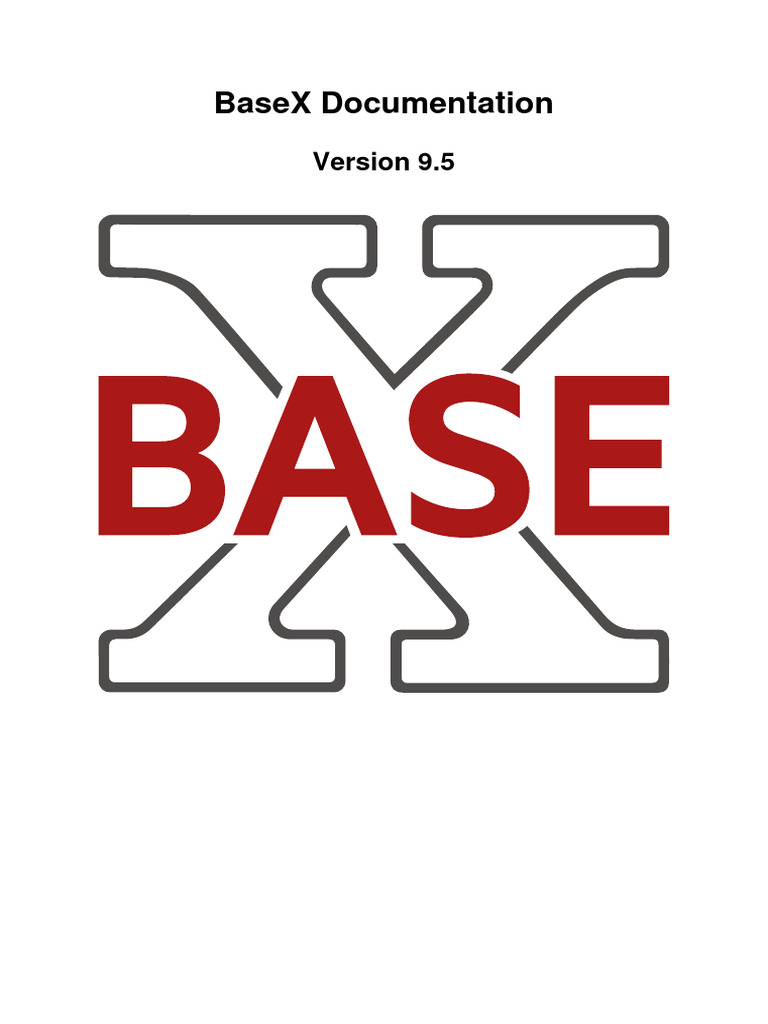 BaseX 9.5 Documentation Guide | PDF | Databases | Command Line Interface