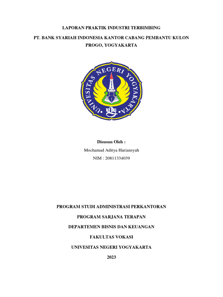 LAPORAN PIT Bab 1 Aditya | PDF